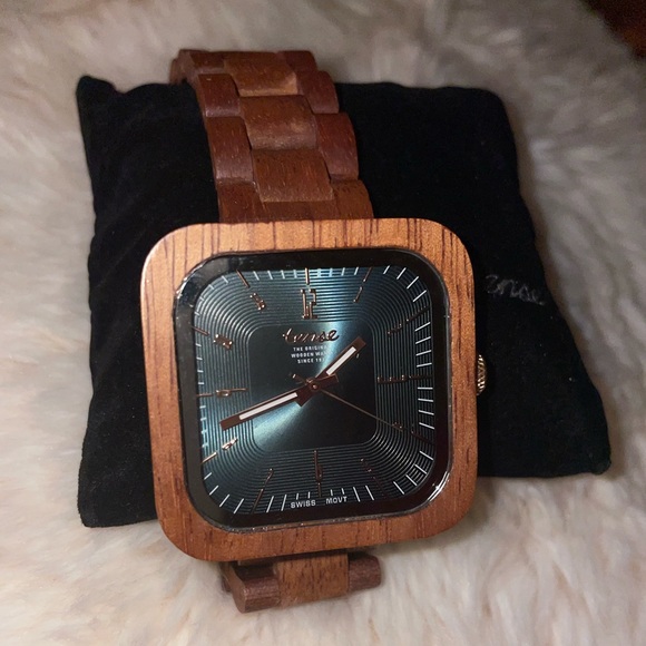 Tense | Accessories | Tense Mens Wooden Labrador Watch Nwt Walnut ...